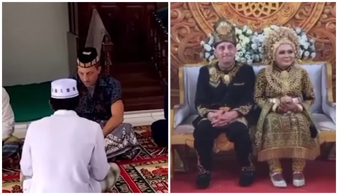 Tak Hanya Masuk Islam Bule Ini Nikahi Wanita Aceh Idamannya Dengan
